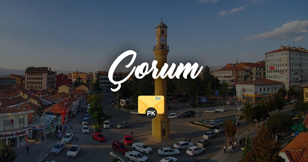 Çorum Posta Kodu | Posta Kod Sorgulama