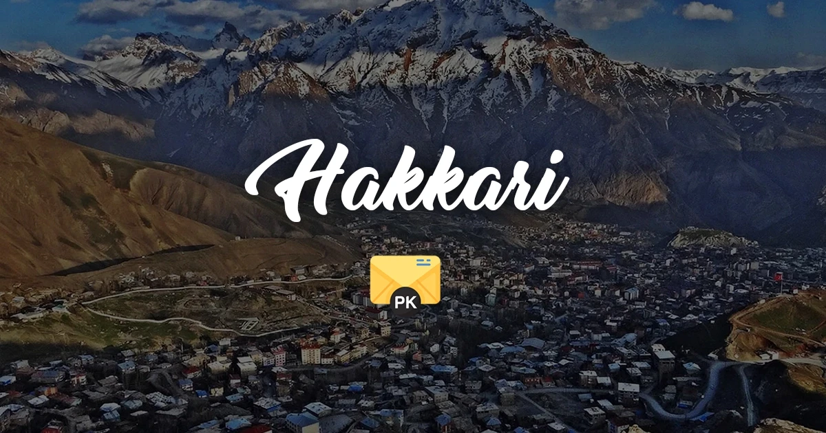 Hakkari Posta Kodu | Posta Kod Sorgulama