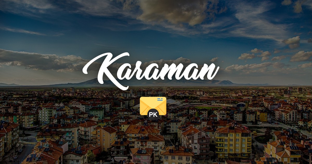 Karaman Posta Kodu | Posta Kod Sorgulama
